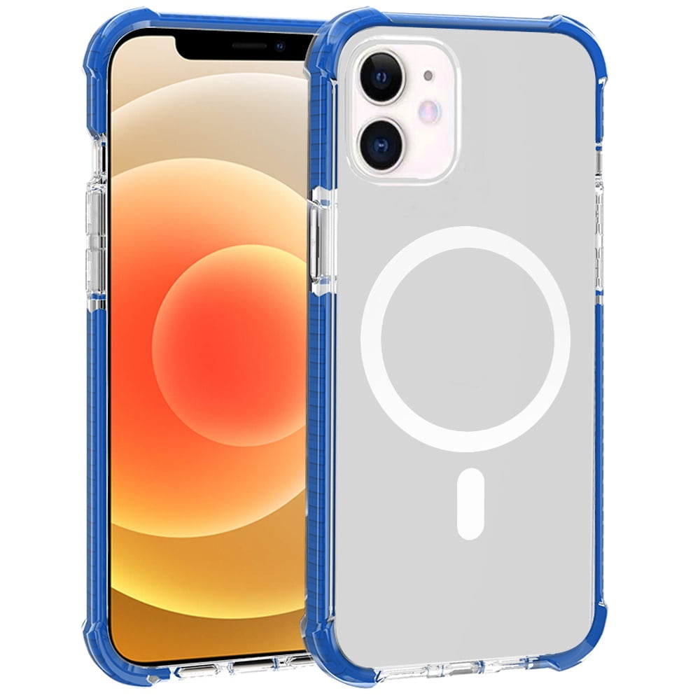 [PolyBag] For iPhone 12 & iPhone 12 Pro Acrylic [Magnetic Circle] Tough ...