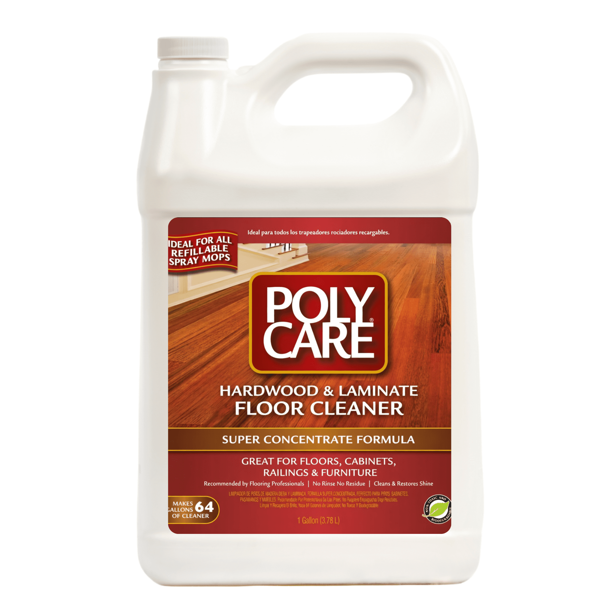 PolyCare Hardwood Floor Cleaner Super Concentrate - 128 Fl Oz - Fresh ...