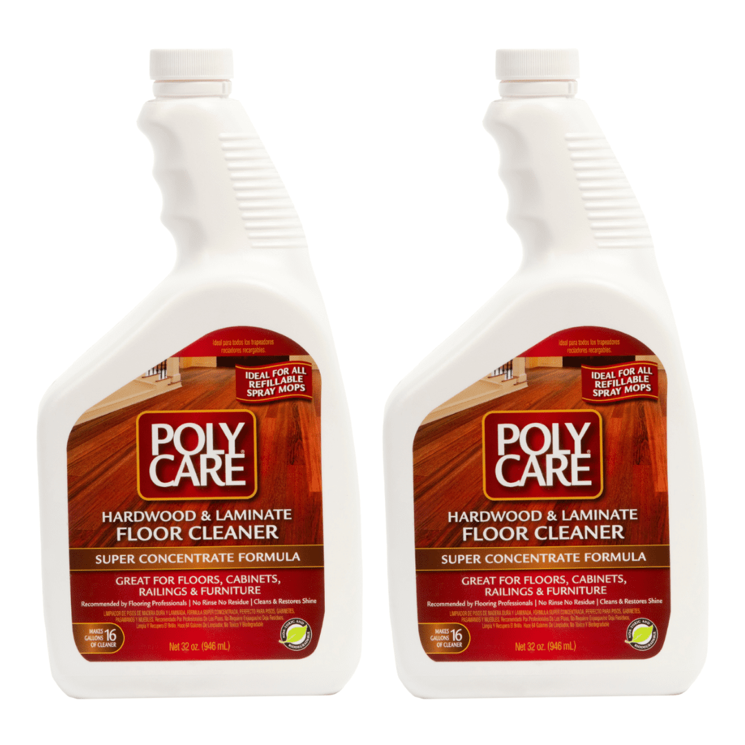 PolyCare Hardwood Floor Cleaner Super Concentrate - 32 Fl Oz (2 Pack ...