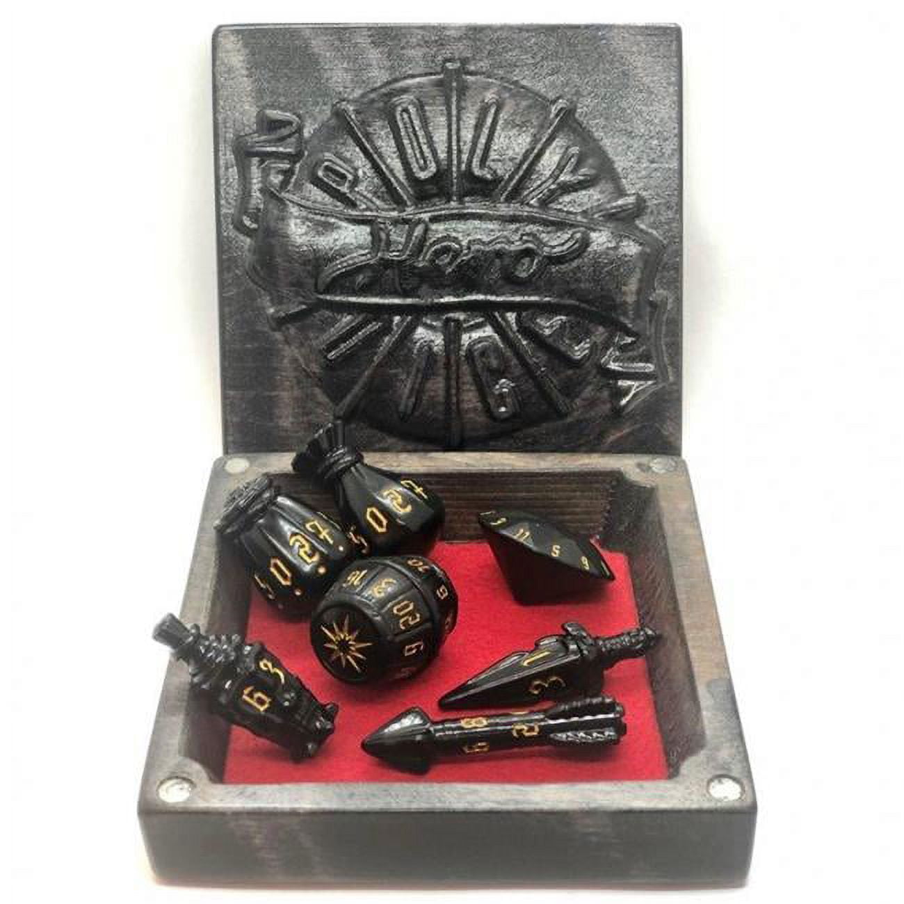 PolyHero Dice GSUPHD2201 Rogue Nightshade Dice Game - Walmart.com