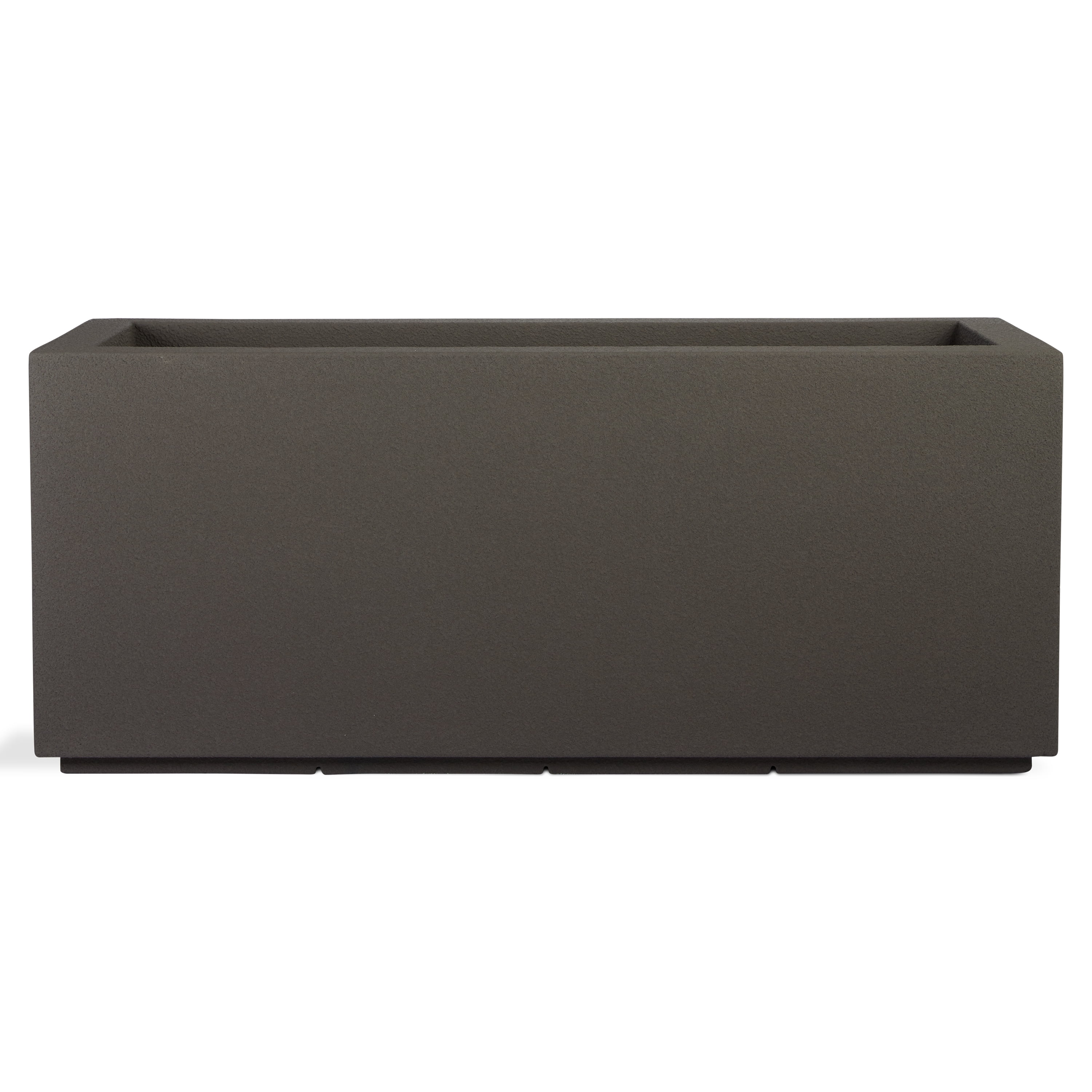 PolyStone Milan, Outdoor/Indoor Rectangle Planter, Lightweight, 46"Lx17 ...