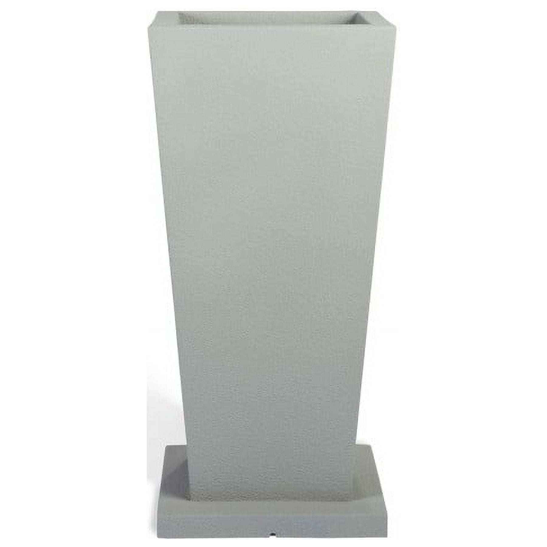 PolyStone Paseo Taper Modern Outdoor/Indoor Planter, Lightweight, Heavy ...