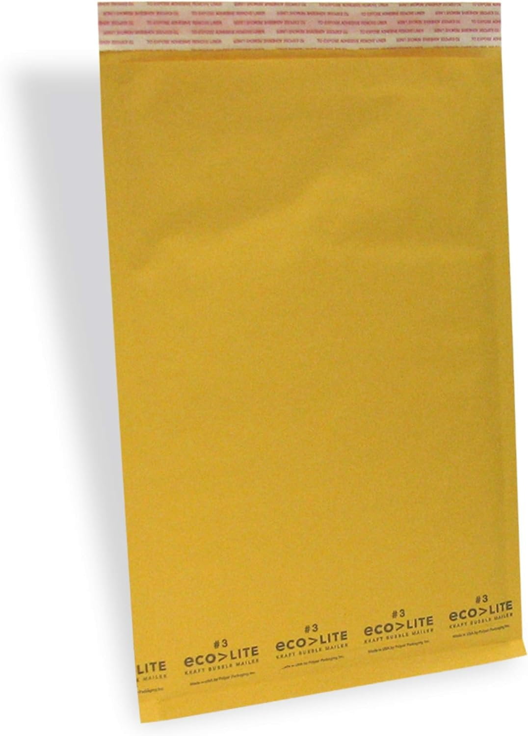 Polyair Eco-lite #3 ELSS3 Golden Kraft Self Seal Bubble Mailer, 8 1/2 ...