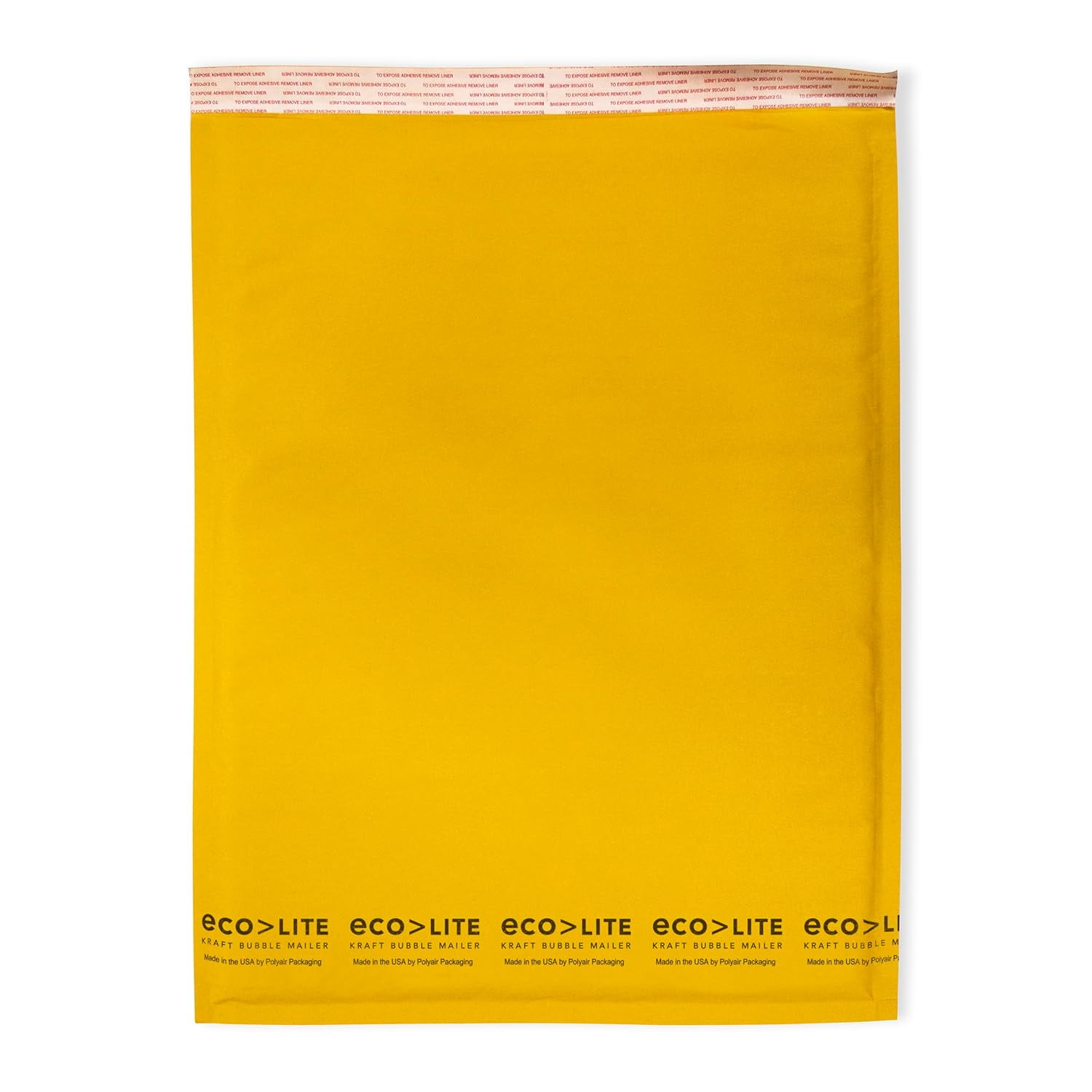 Polyair Eco-lite #7 ELSS7 Golden Kraft Self Seal Bubble Mailer, 14 1/4 ...