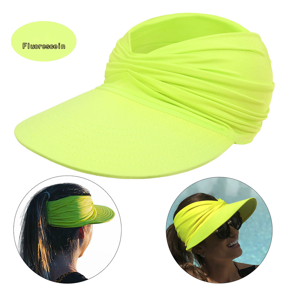 Polyamide Sun Protect Wide Brim Sunhat Women Outdoor Summer Hat Open ...