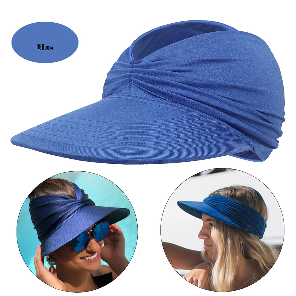 Polyamide Sun Protect Wide Brim Sunhat Women Outdoor Summer Hat Open ...