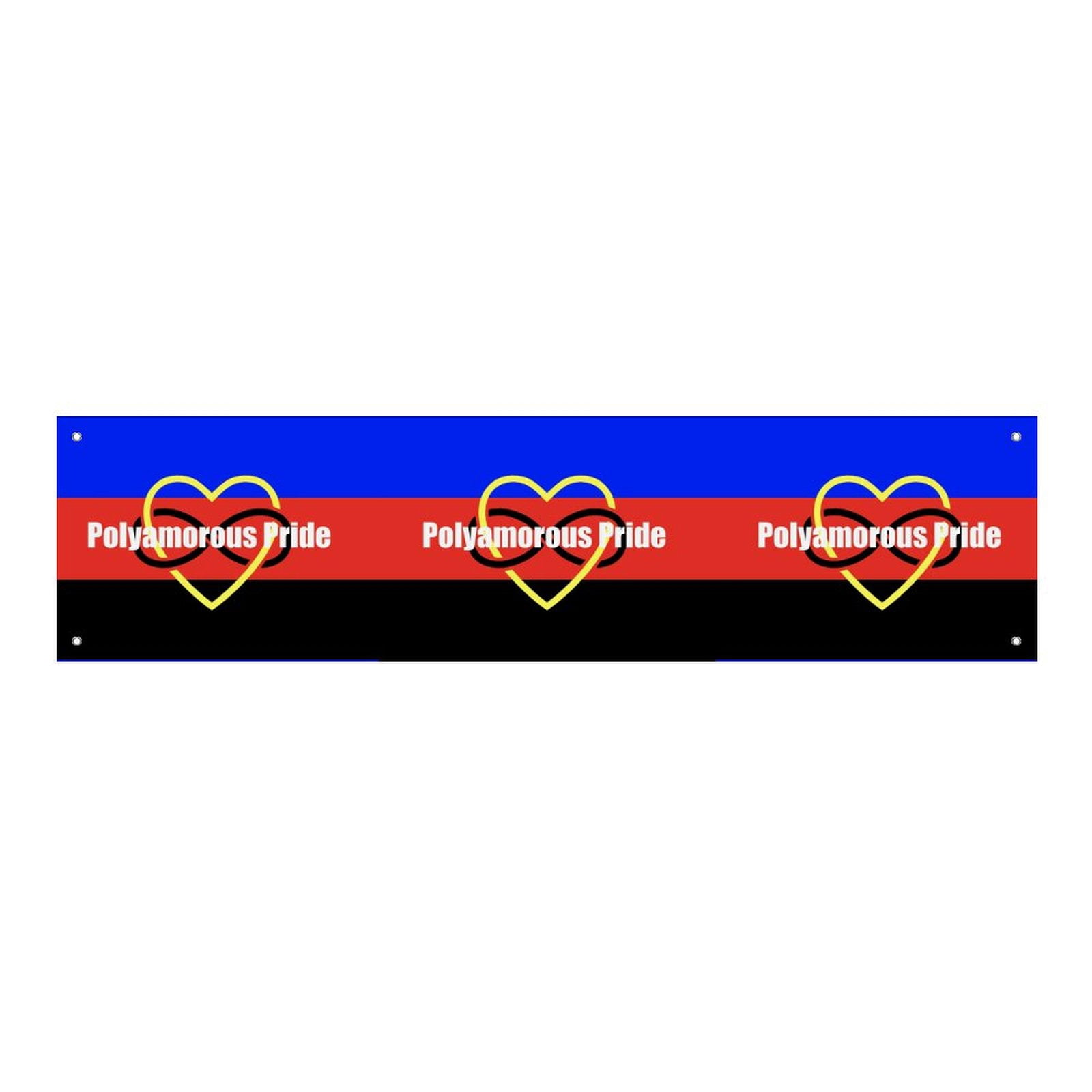 Polyamorous Pride Flag Banners Flag Hanging Backdrop Sign Wall ...