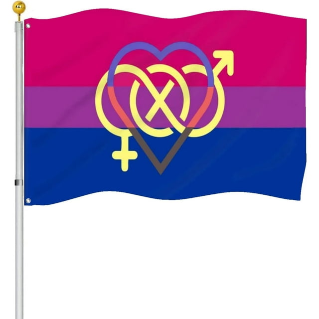 Polyamory + Bisexual Flag, Pride Month Flag, Gender Flags Outdoor ...