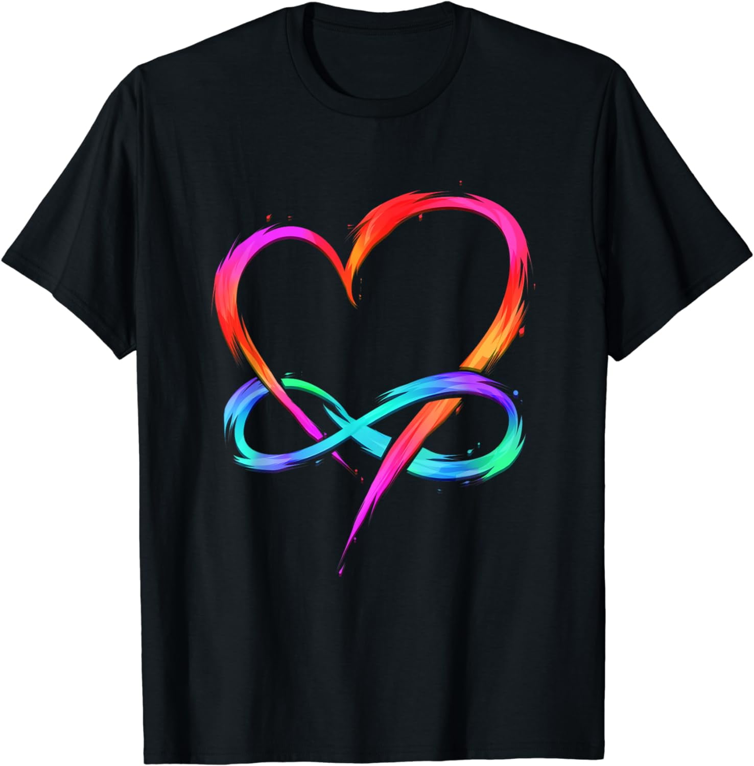 Polyamory - Infinity Heart Artwork Design Gift T-Shirt - Walmart.com