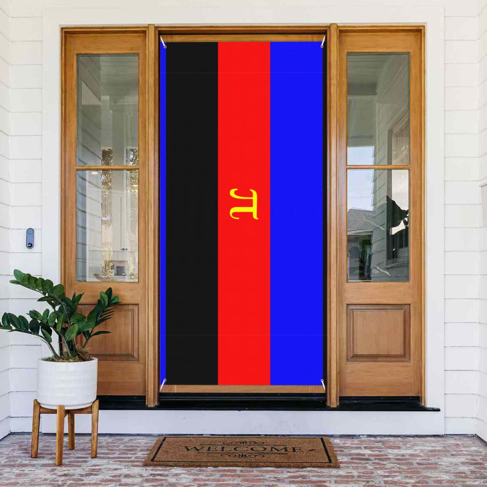 Polyamory Pride Flag Lgbtq (2) Door Cover Decoration Backdrop Banner ...