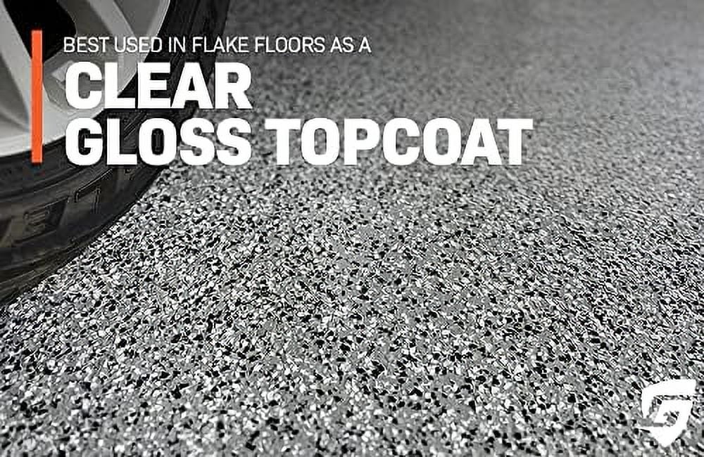 Polyaspartic 930-2 Gallon Kit - Fast Cure Topcoat Coating for Flake ...