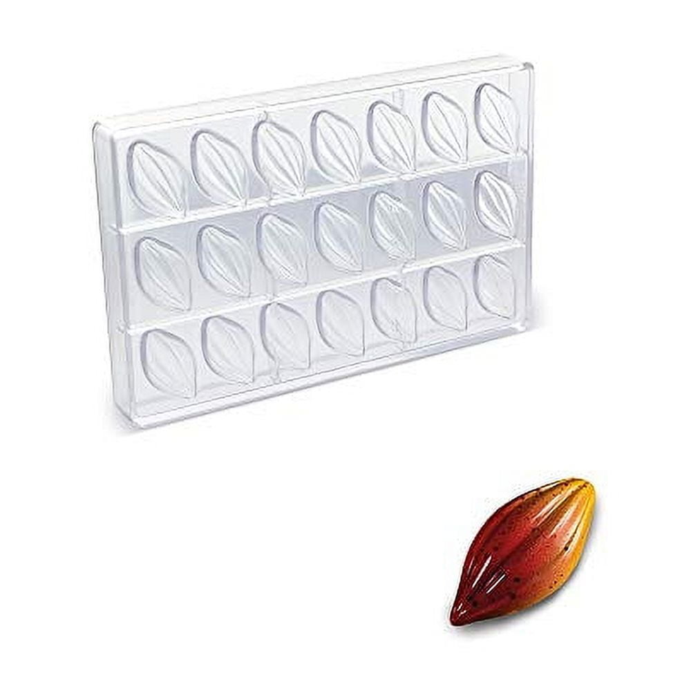 Polycarbonate Chocolate Mold, Cocoa Pod 52 Millimeters - Walmart.com