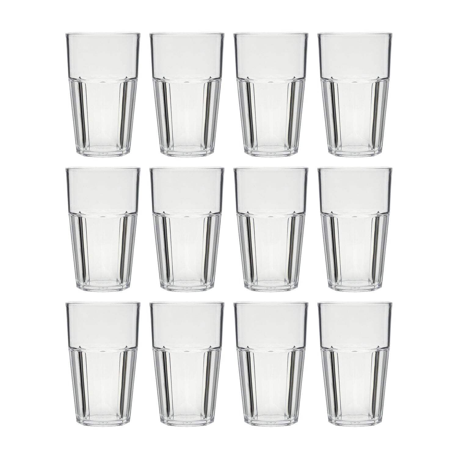 Polycarbonate Drinkware dia.3.25" h:5.25" 14 oz. Round Clear ...