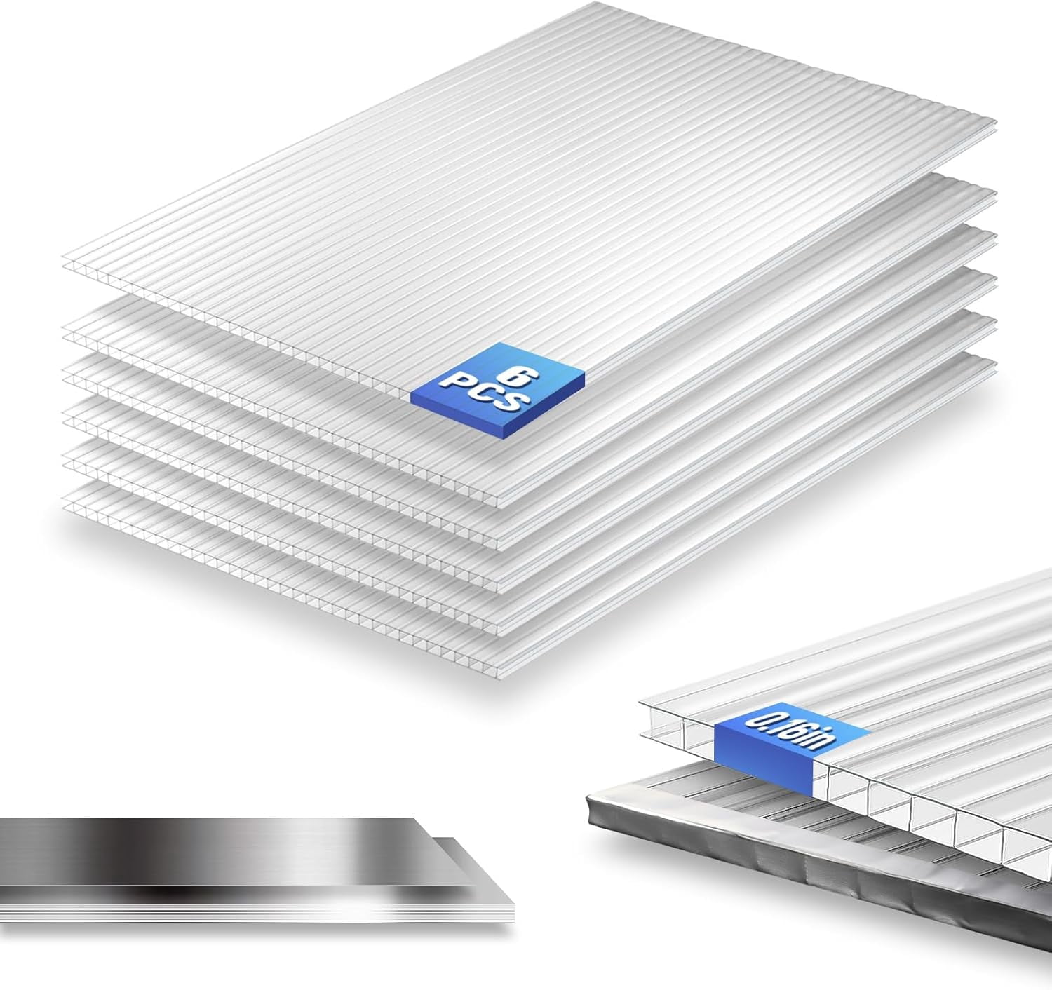 Polycarbonate Greenhouse Panels, Twin Wall Polycarbonate Sheets with ...