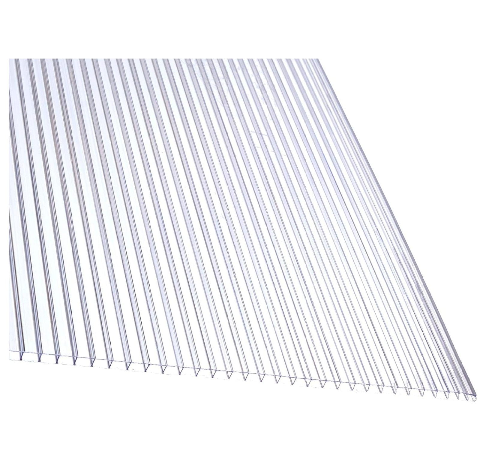 Polycarbonate Panel, Layer 4mm Sheet, 1 Pack, 2' (W) X 6' (L)- Cold ...