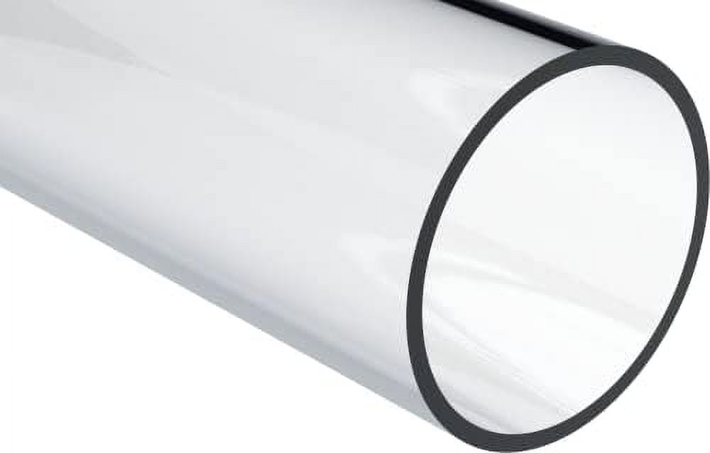 Polycarbonate Rigid Round Tube, Clear, 3" ID x 3-1/4" OD x 48" L ...