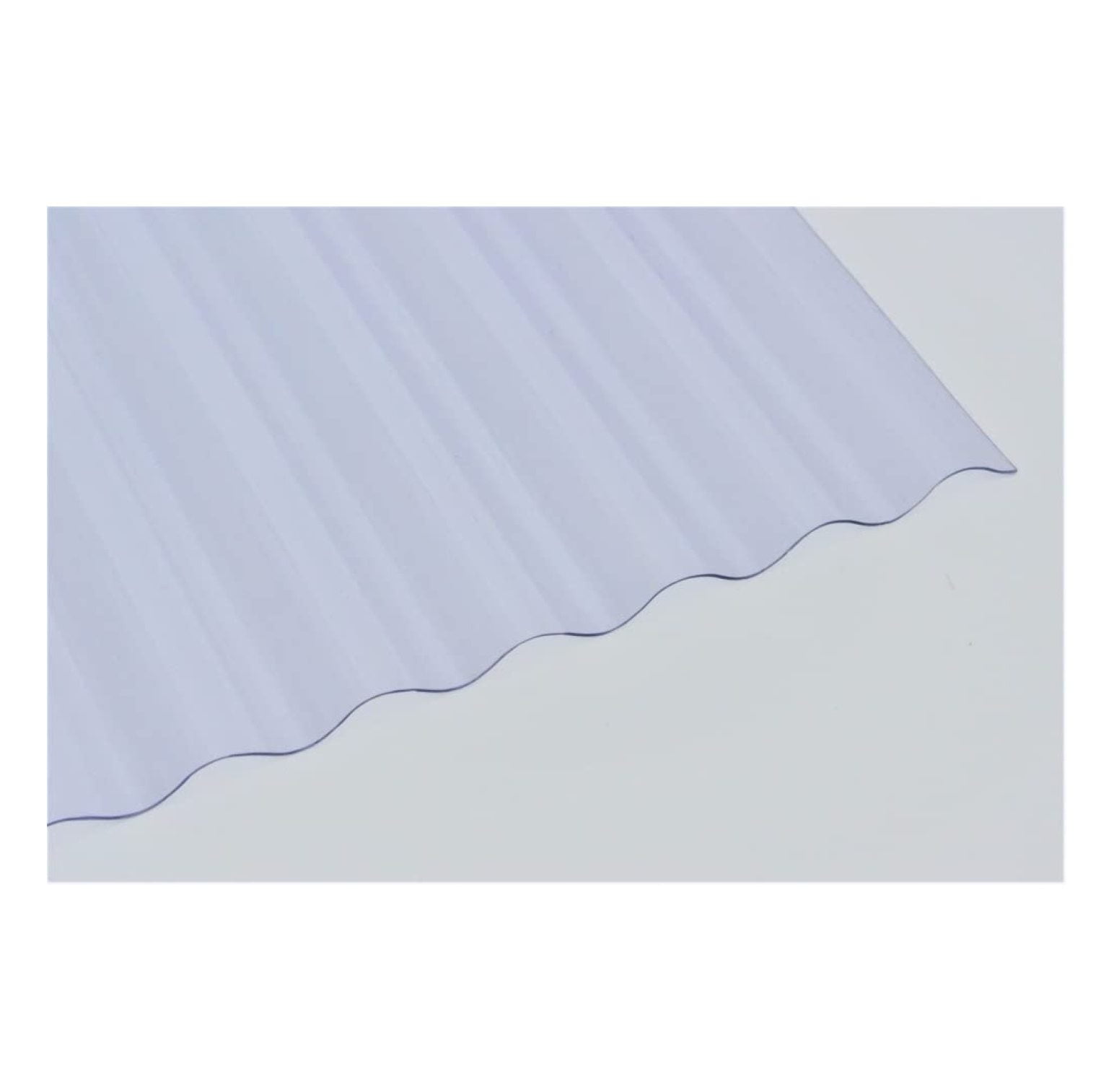 Polycarbonate Roofing Panel, Curved, in Clear, Corrugated Roofing ...