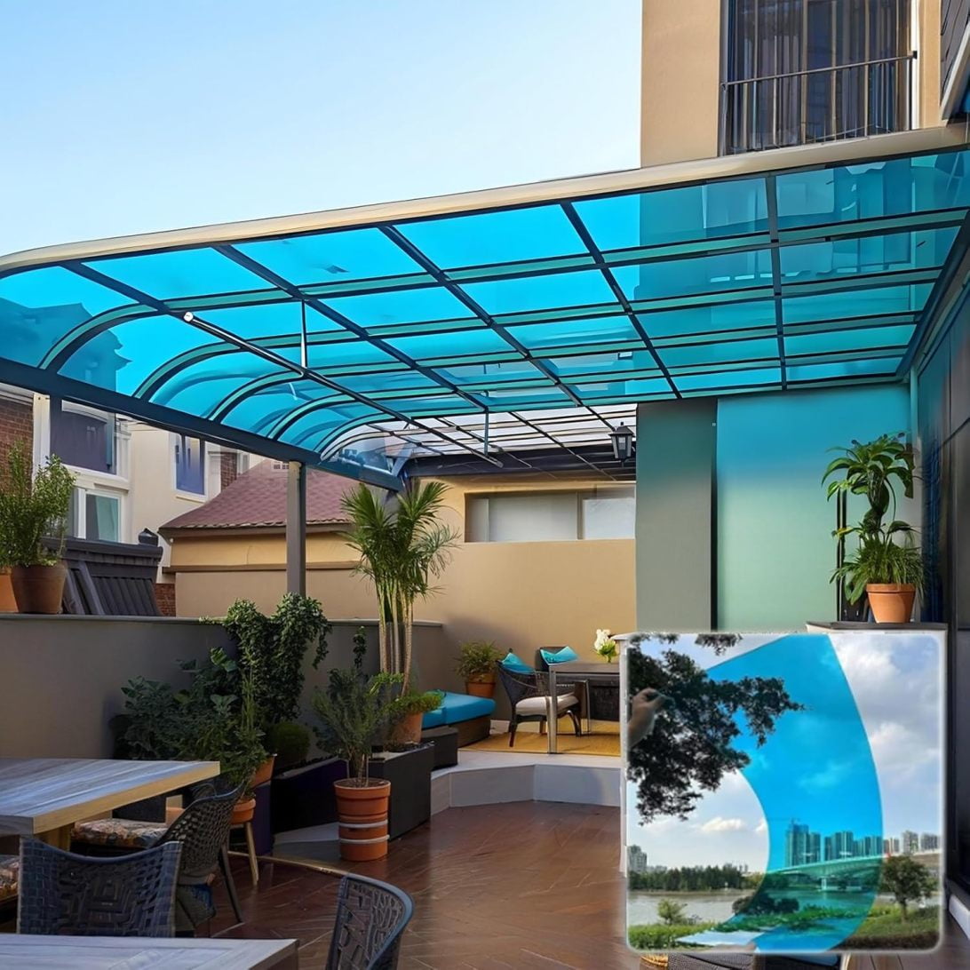 Polycarbonate Roofing Sheet Outdoor Clear,1mmLightweight Clear Plastic ...