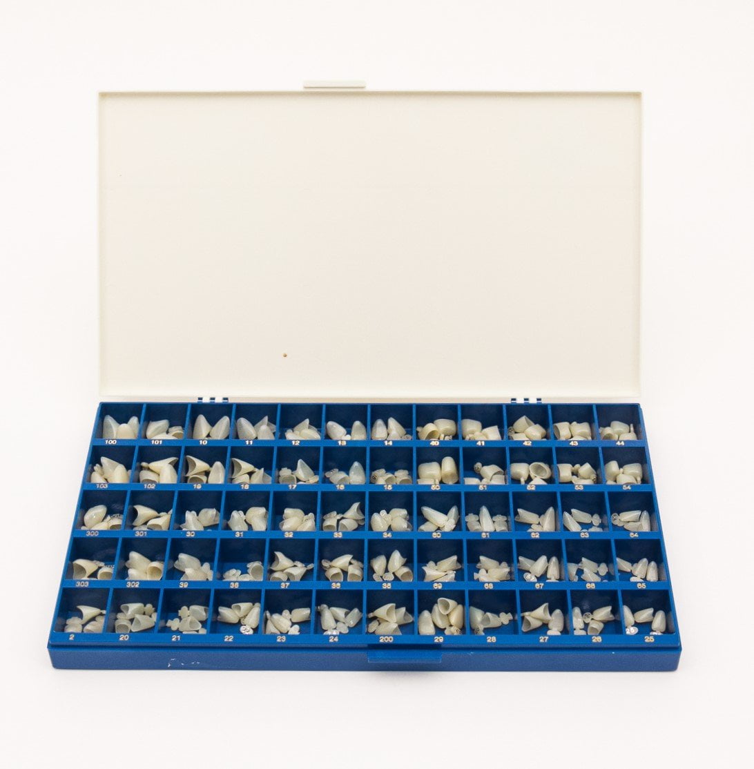 Polycarbonate Temporary Dental Crowns Box Kit 180 pcs with Paper Guide ...