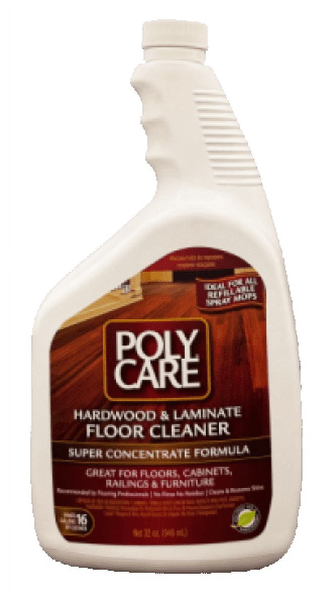 Polycare Hardwood & Laminate Super Concentrate Cleaner 32oz - Makes 16 ...