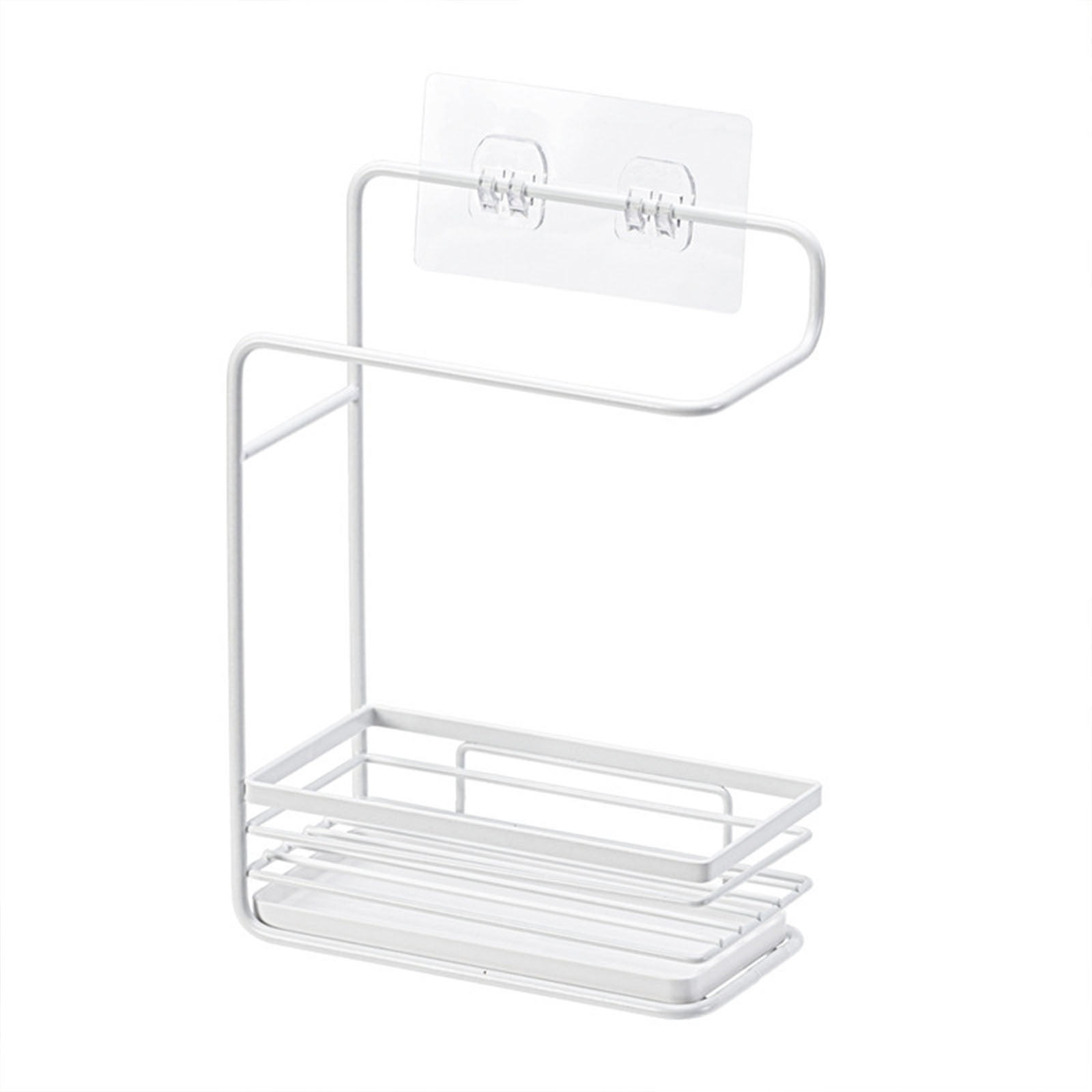 Polychor Dishwashing Sponge Rag Draining Storage Rack Kitchen Wall ...