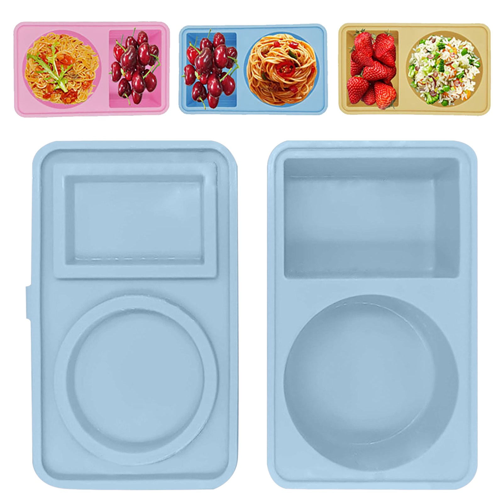 Polychor Fruit Snack Containers Finger Food Storage Toddler Lunch Box ...