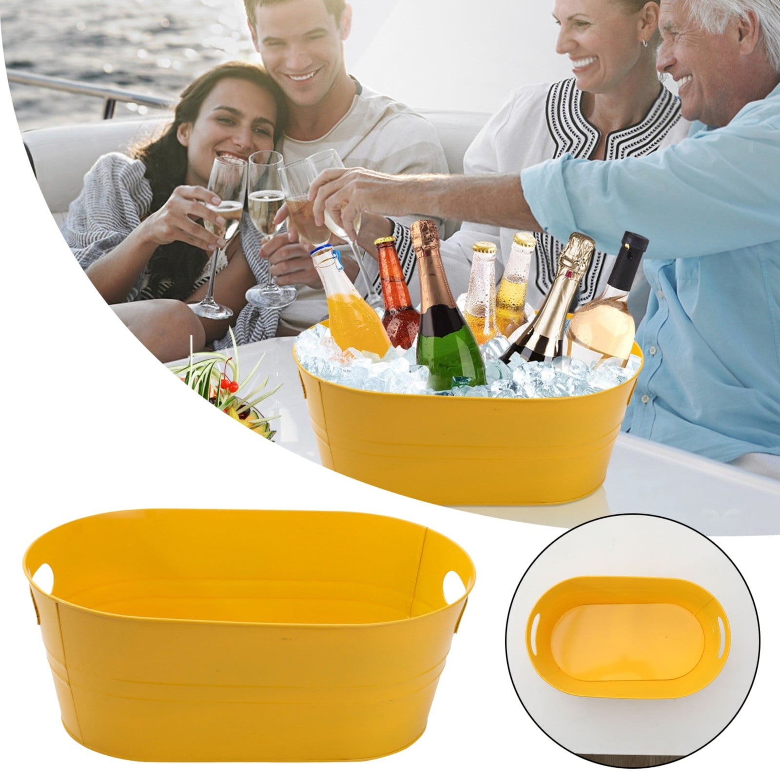 Polychor Ice Buckets Party Accessories Beverage Chillers Galvanized ...