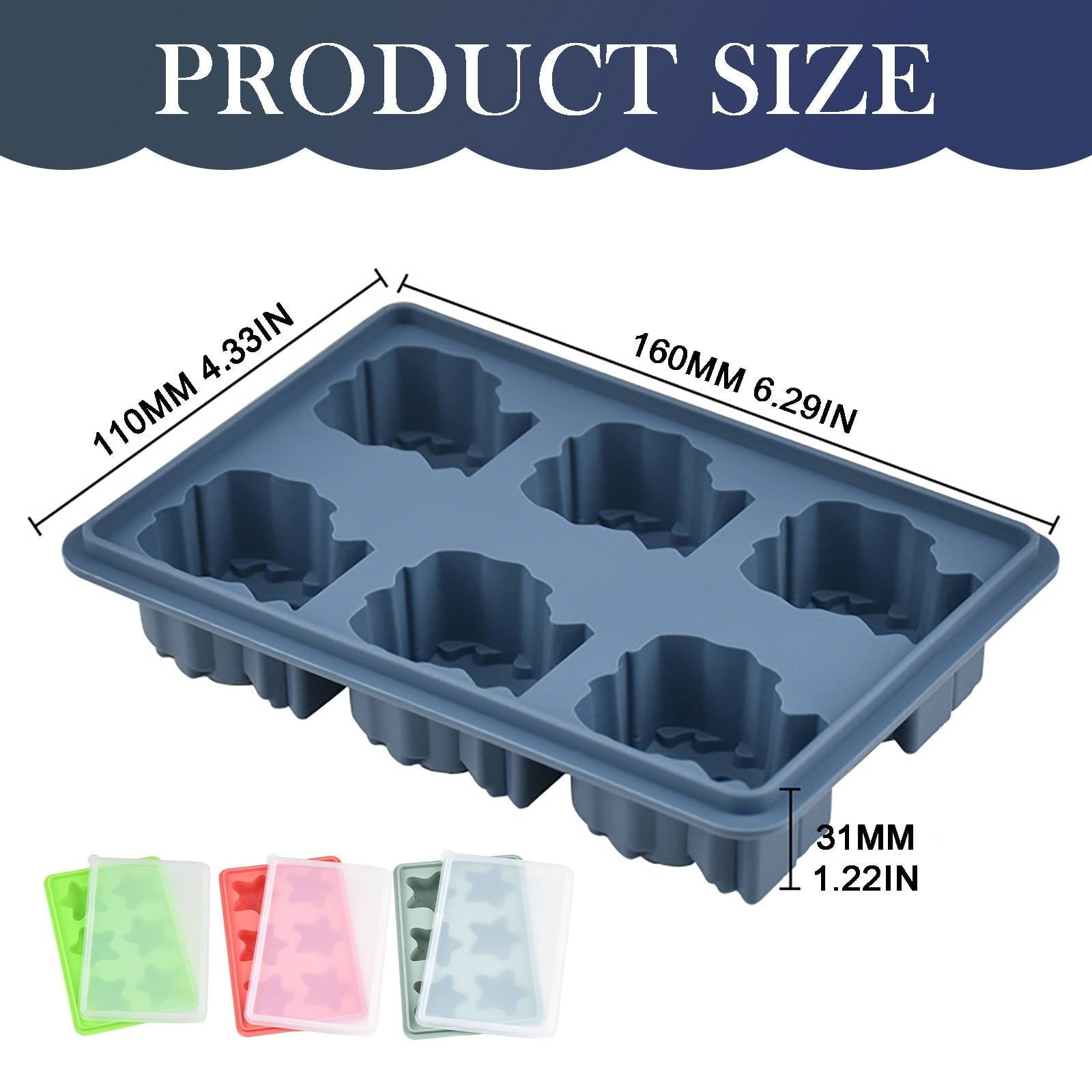 Polychor Lio Shaped Ice Cube Trays 3D Ice Cube Easy To Release For ...