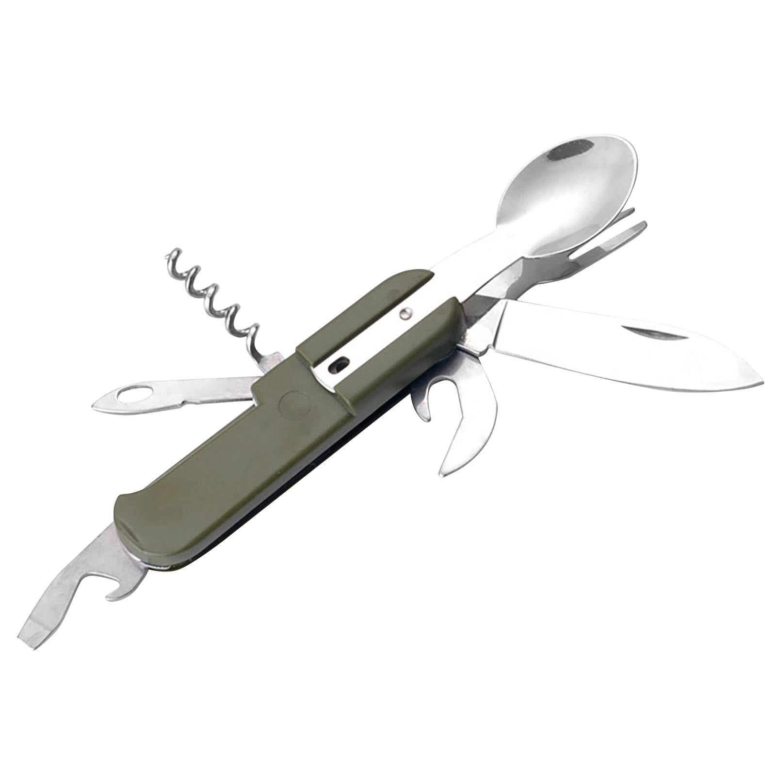 Polychor Portable Multi Functional Detachable Folding Fork and Spoon ...