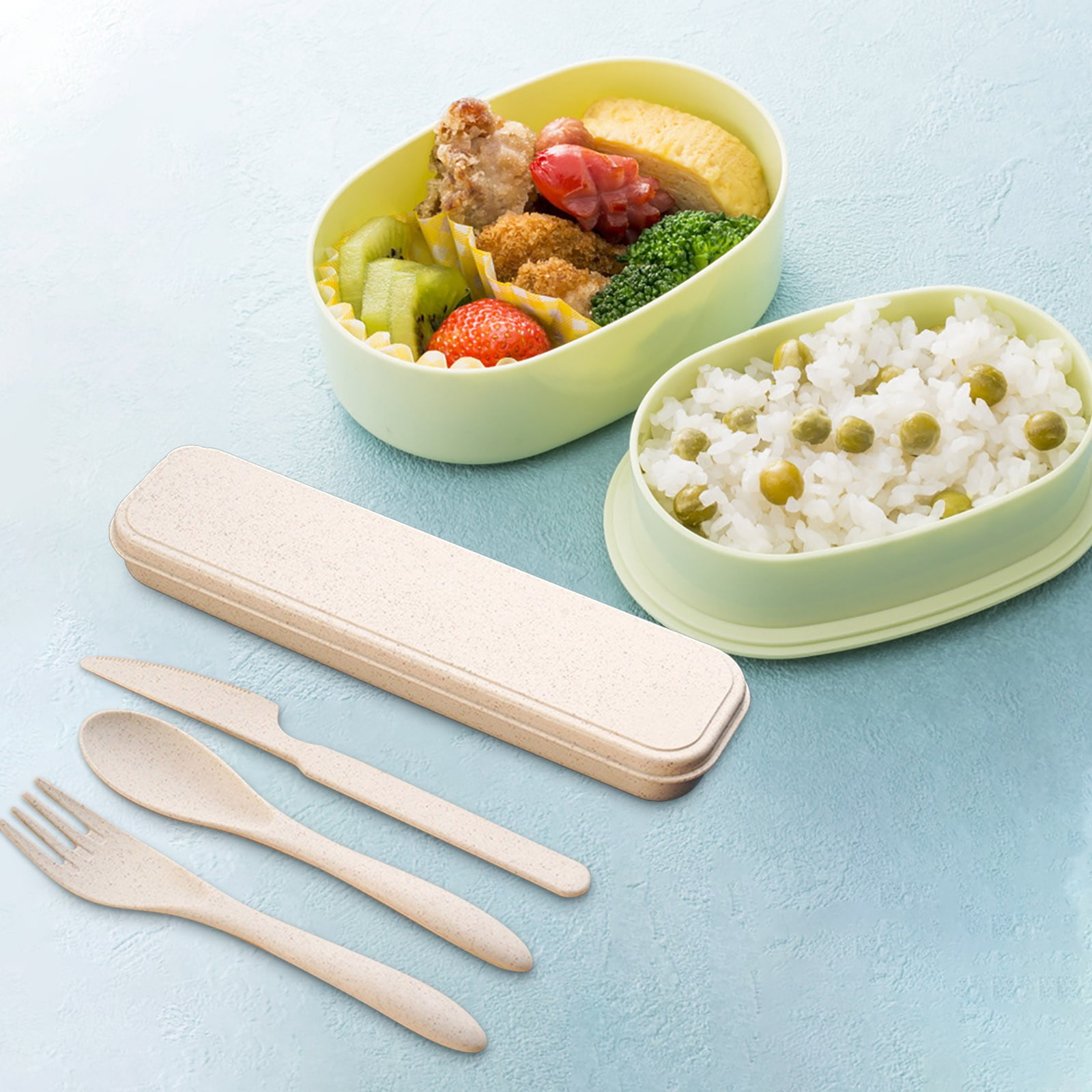 Polychor Reusable Spoon Cutlery Fork Children's Adult Portable Lunch ...