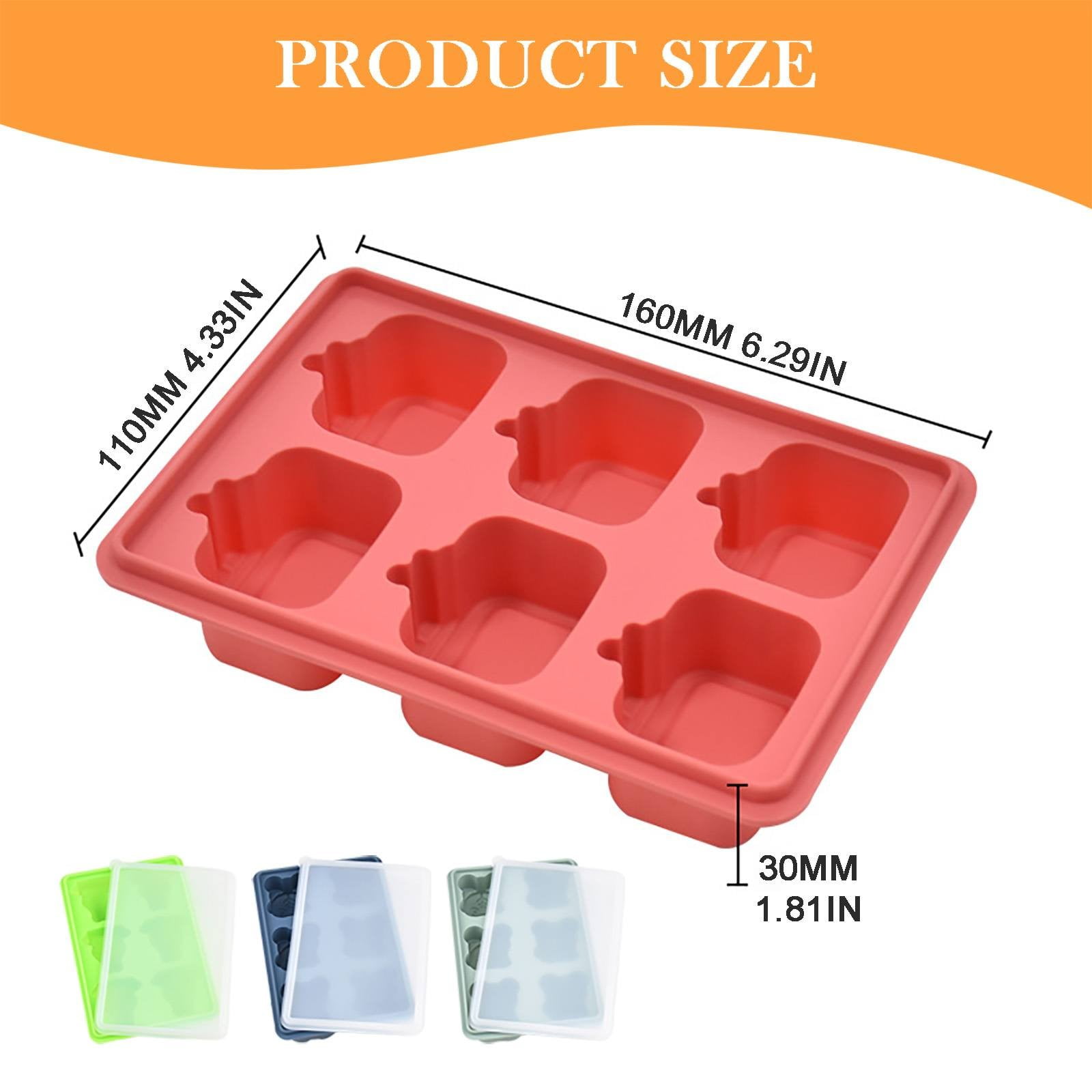 Polychor Television Shaped Ice Cube Trays 3D Ice Cube Easy To Release ...