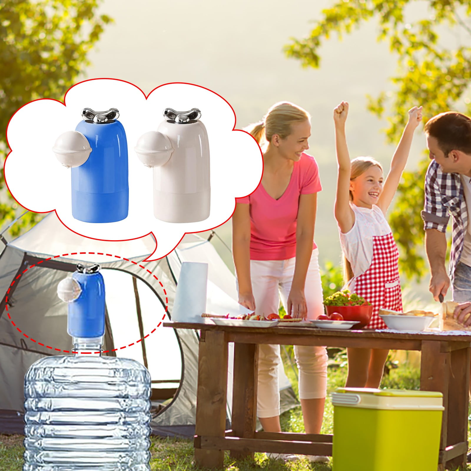 Water Dispenser Pump Wireless For 5 Gallon Bottles - Automatic Portable ...