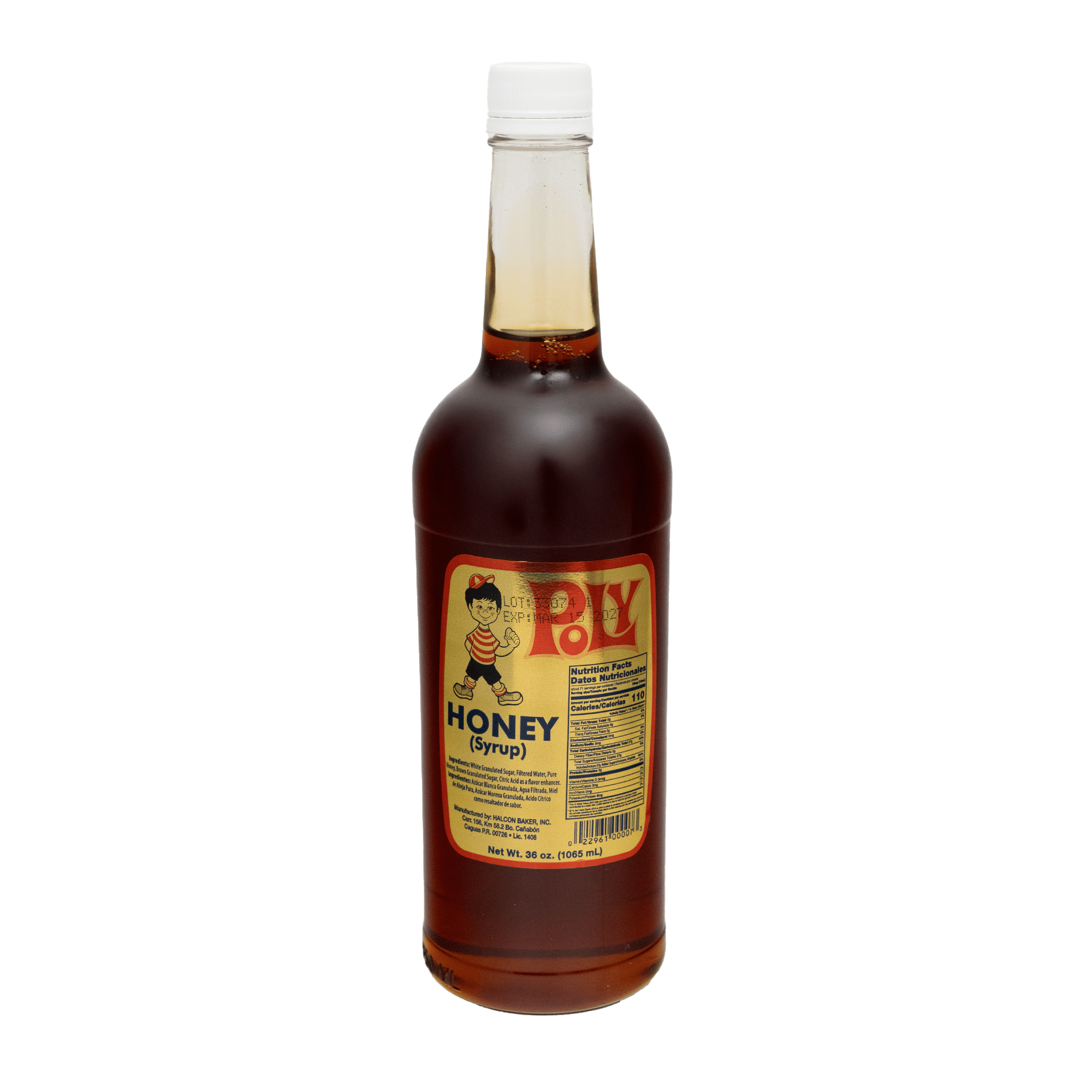 Polycom Pure Real Honey Syrup, 36 oz, Glass Bottle - Walmart.com