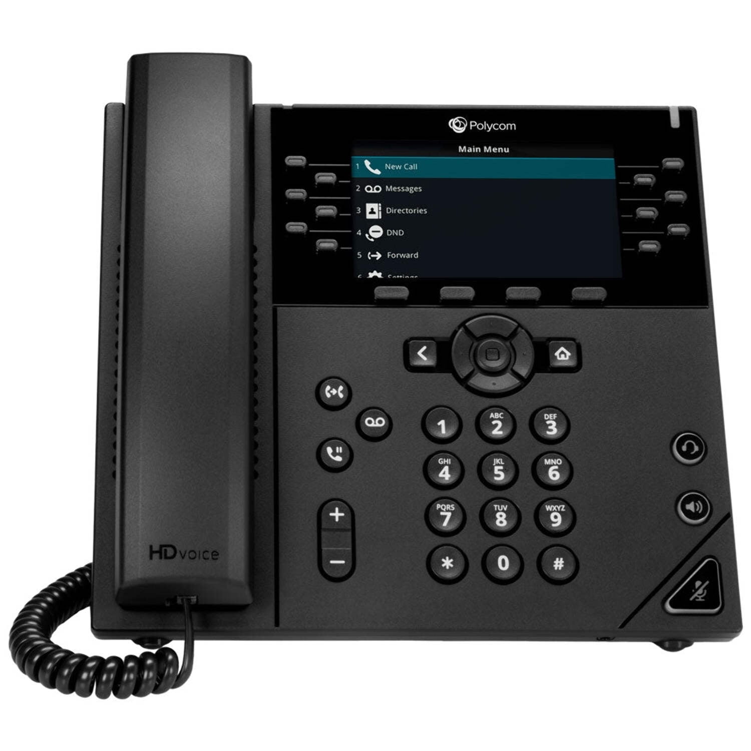 Polycom VVX 450 12-Line Desktop Business IP Phone - PoE (2200-48840-025 ...