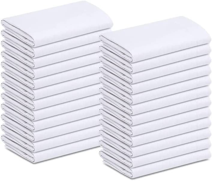 Polycotton Standard Pillowcases - Bulk Pack for Hotels, Hospitals ...