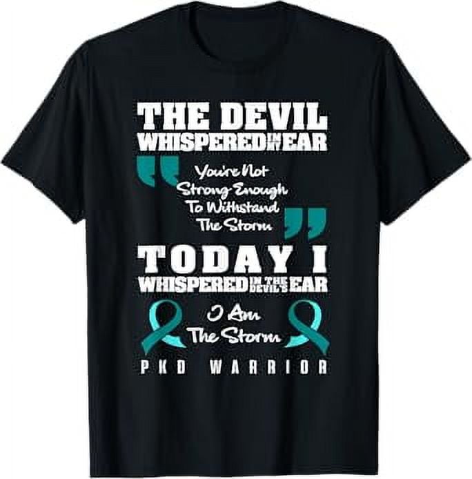 Polycystic Kidney Disease Shirt PKD Awareness Storm Warrior - Walmart.com