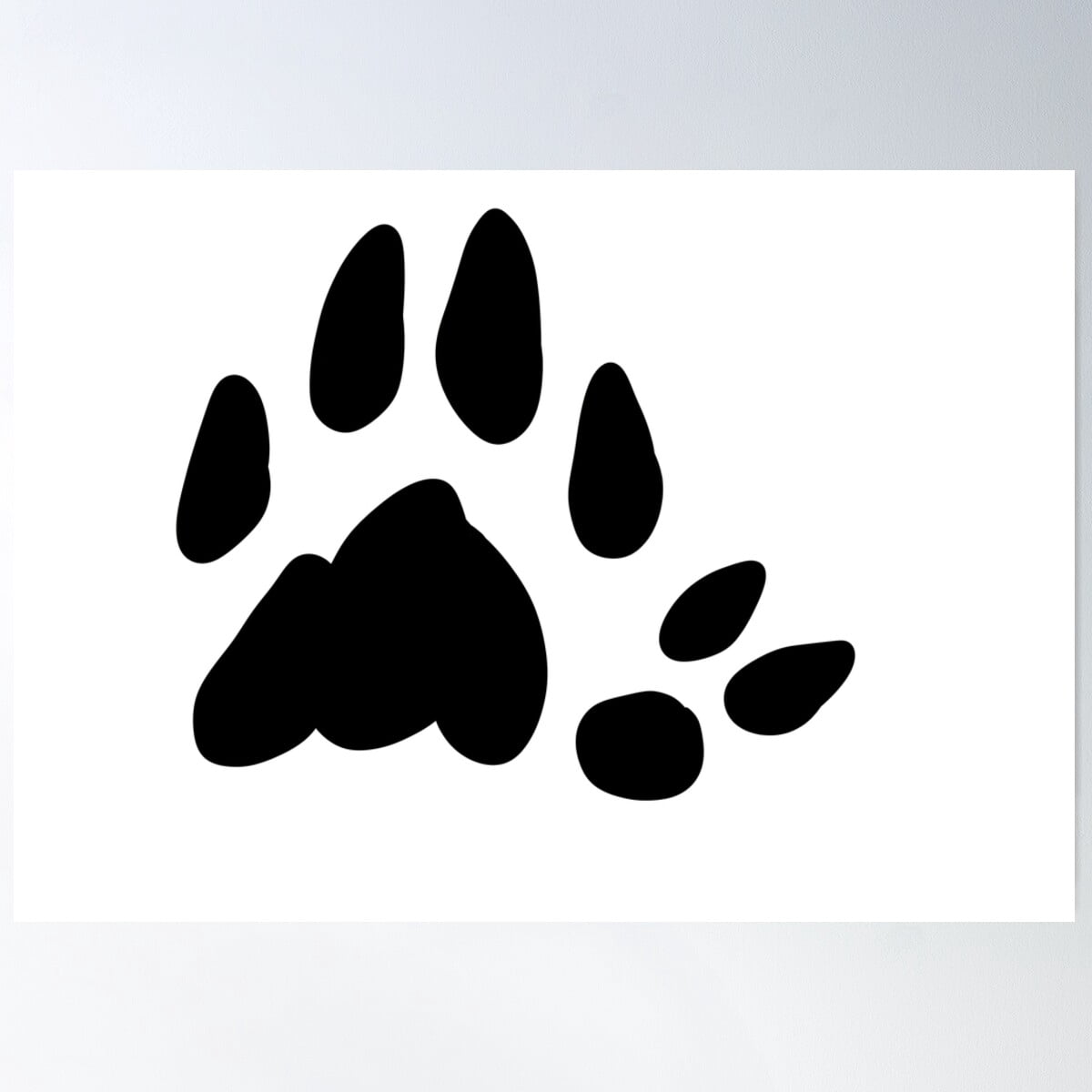 Polydactyl Cat Poster Wall Art, Modern Wall Decor For Living Room ...