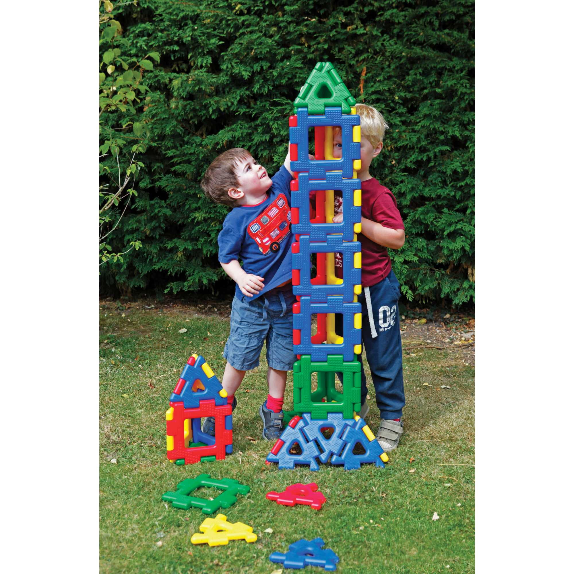 Polydron Giant Polydron Building Manipulatives, Set of 40 - Walmart.com