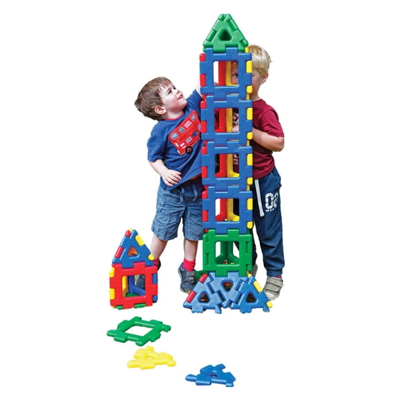 Polydron Giant Polydron Building Manipulatives, Set of 40 - Walmart.com