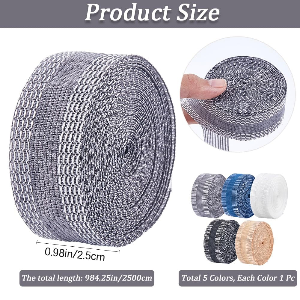 Polyester 27 Yards 5 Colors Iron on Hem Tape Trousers Edge Modified ...