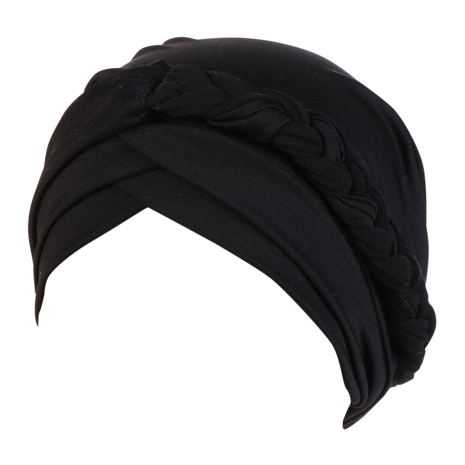 Polyester Baseball Caps for Women Black cap Head Cover Ethnic Wrap Hair ...