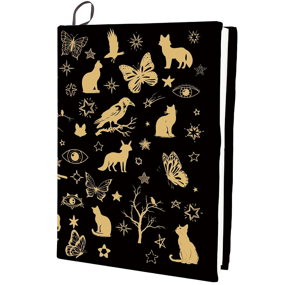 Polyester Book Covers Cat Shape 400x250mm Elastic Notebook Wraps ...