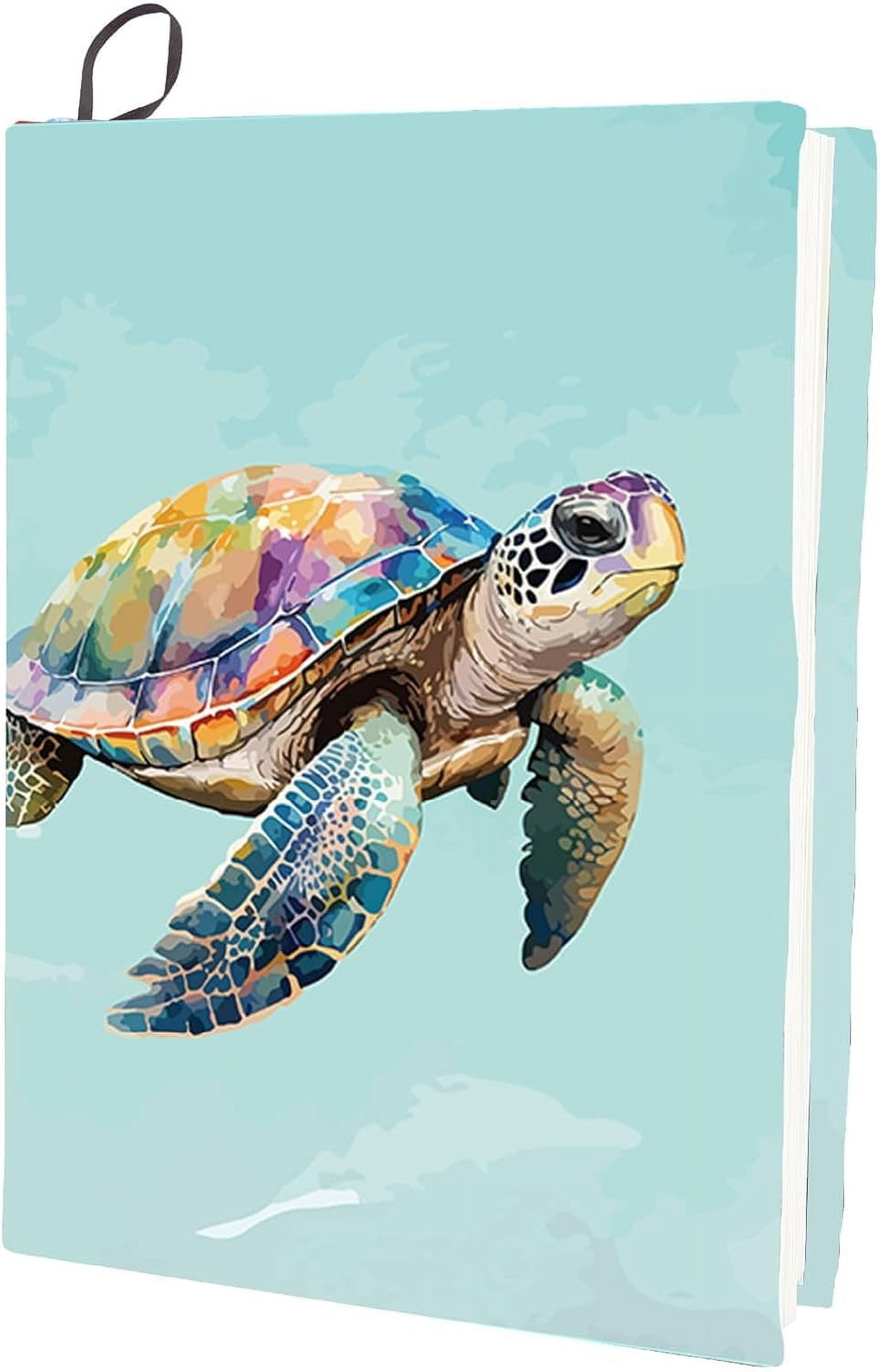 Polyester Book Covers Elastic Notebook Wraps Rectangle 400x250mm Turtle ...