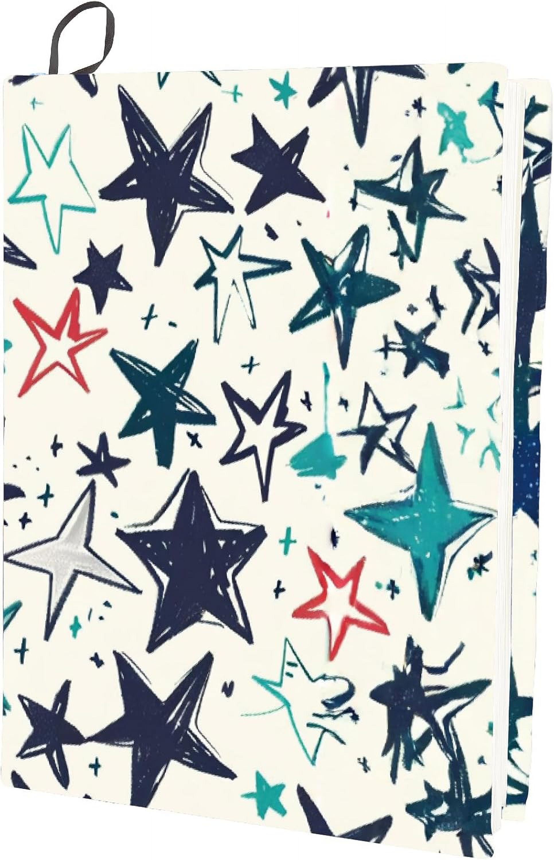 Polyester Book Covers Elastic Notebook Wraps Rectangle Star 400x250mm ...