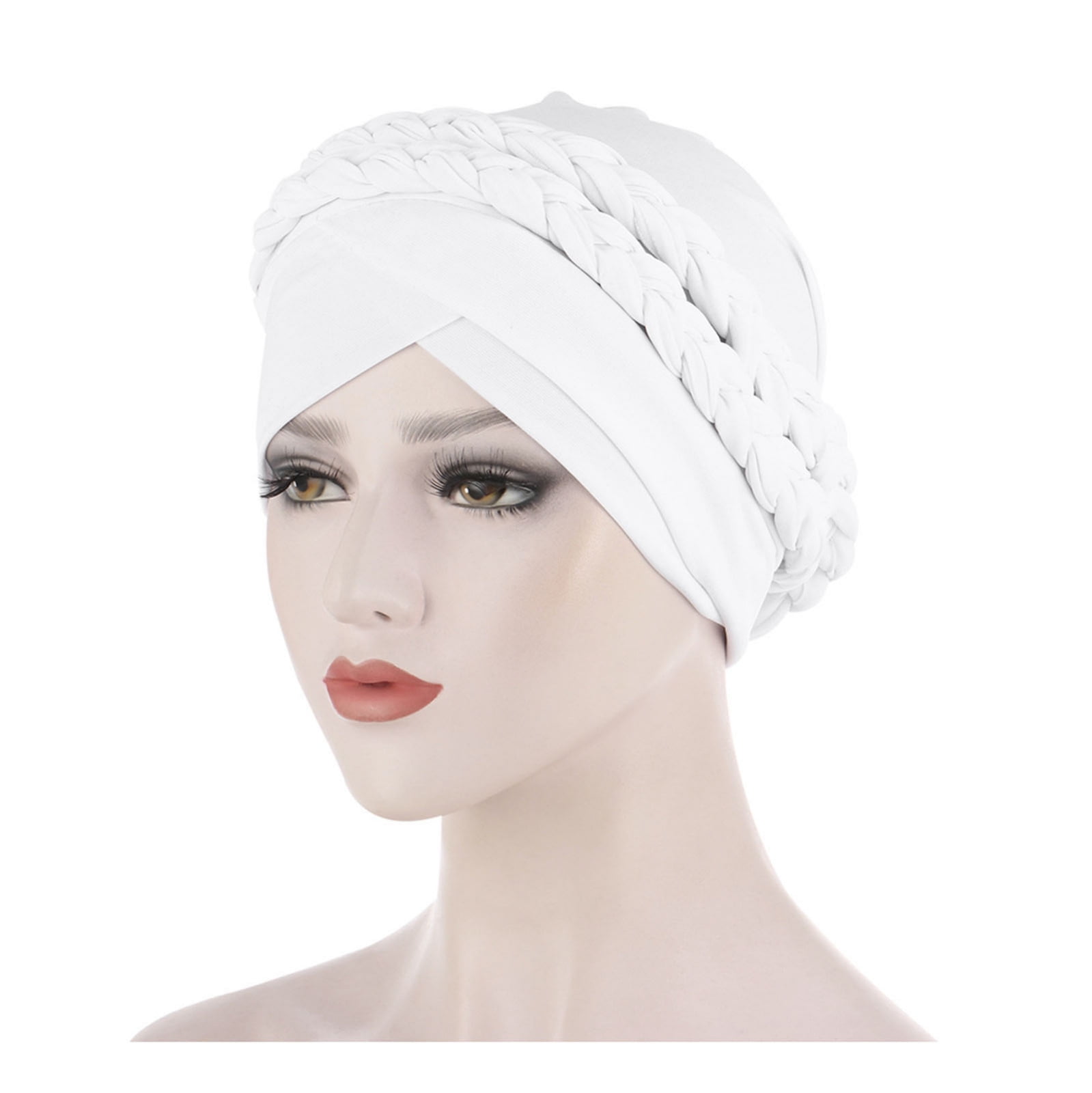 Polyester Bucket Hats for Unisex White Baseball cap Chemo Cancer Head ...