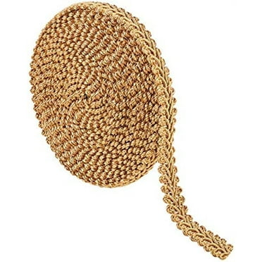 20Yds 3 4 Metallic Gold Braid Lace Trim Flower Glitter Scroll Trims ...
