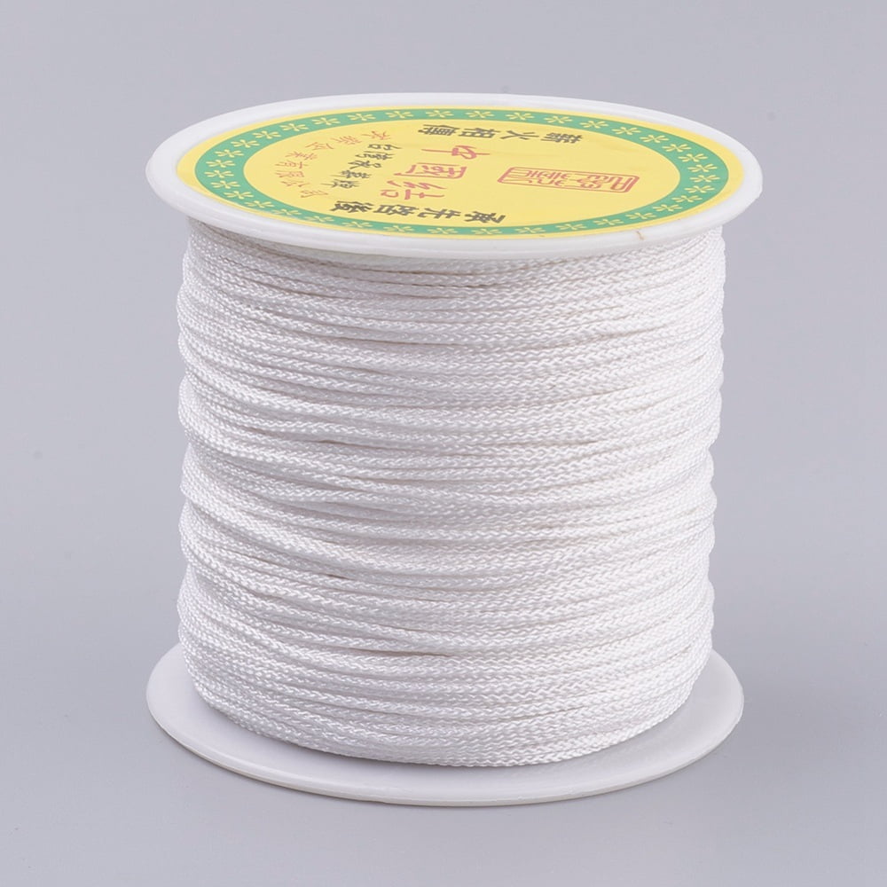 Polyester Cord White 0.8mm 87.48 yards(80m)/roll - Walmart.com