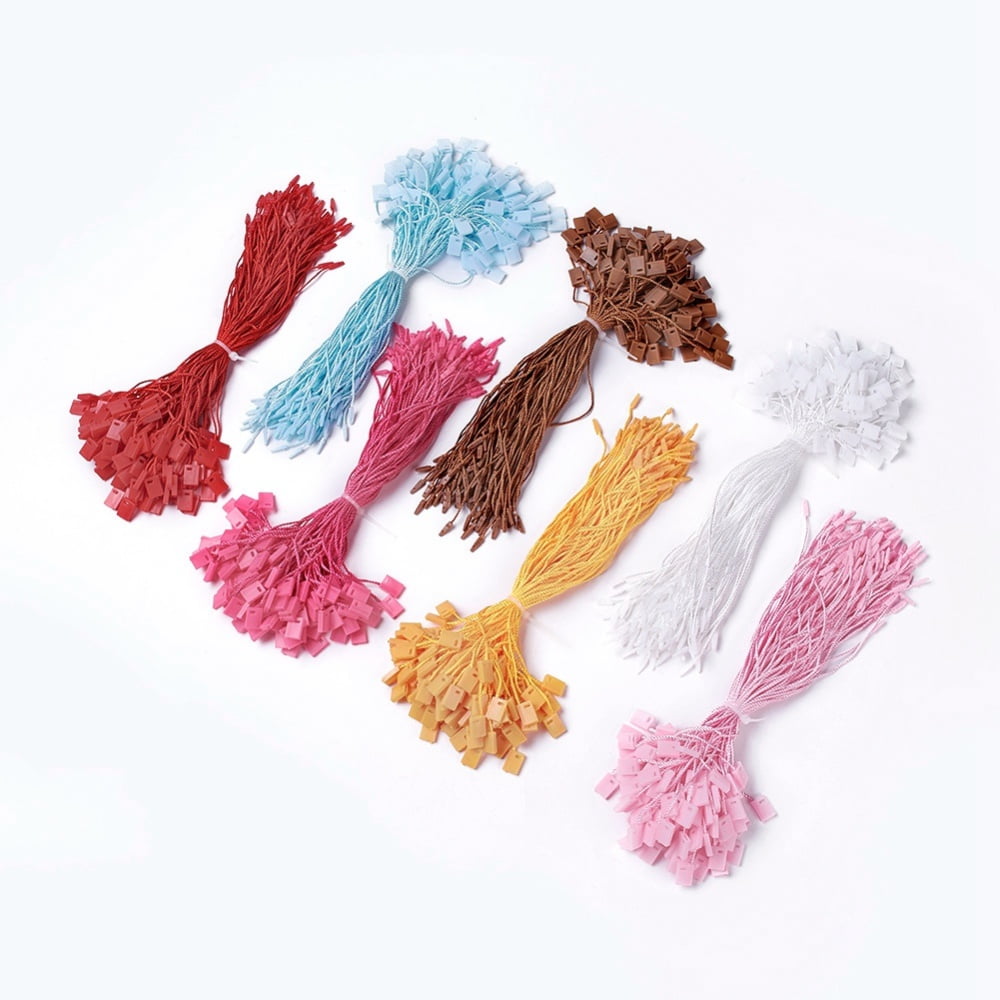 Polyester Cord with Seal Tag Plastic Hang Tag Fasteners Mixed Color 185 ...