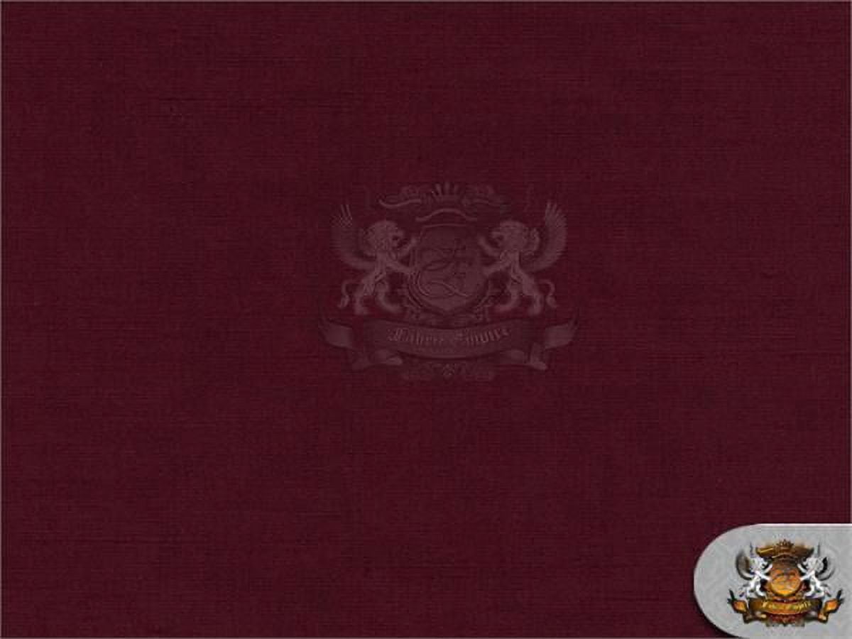 Polyester Cotton Broadcloth BURGUNDY Fabric / 60" W / Sold By the Yard ...