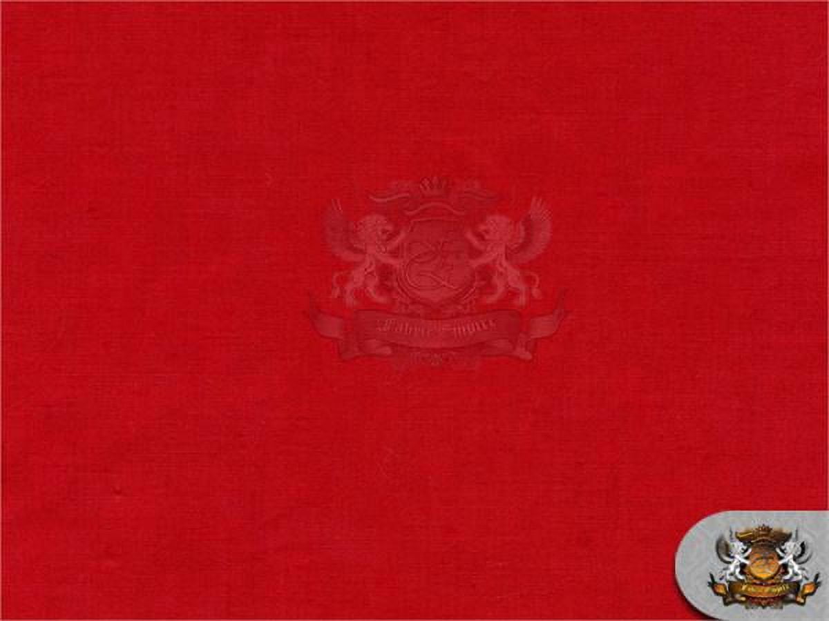Polyester Cotton Broadcloth RED Fabric / 60" W / Sold By the Yard ...